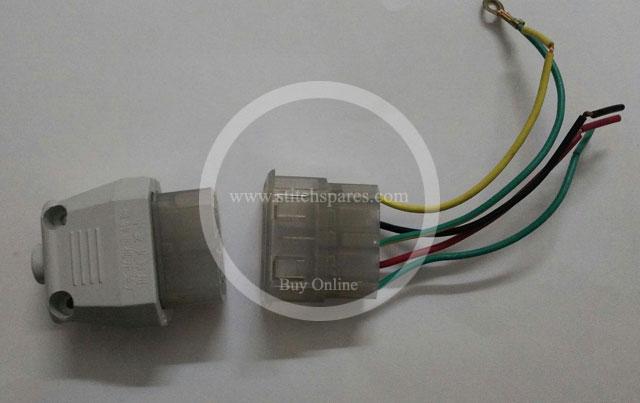Conjunto De Interruptor De Motor Hembra Macho Para Máquina De Coser Re