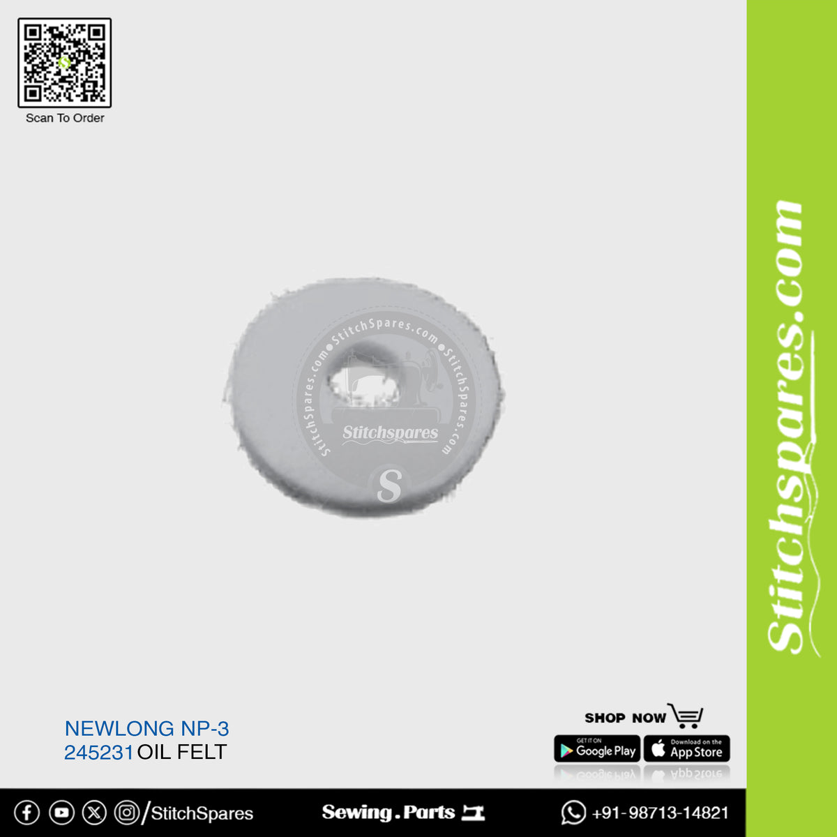 245231 Oil Felt NEWLONG NP-3 Portable Bag Closer Sewing Machine ...