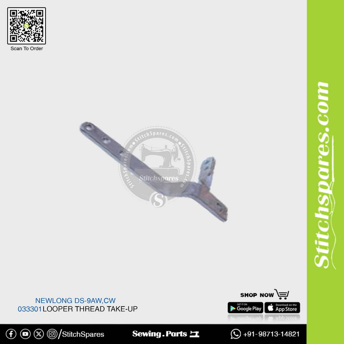 033301 Looper Thread Take-Up NEWLONG DN-2W Two-Needle FIBC Bag Closing ...