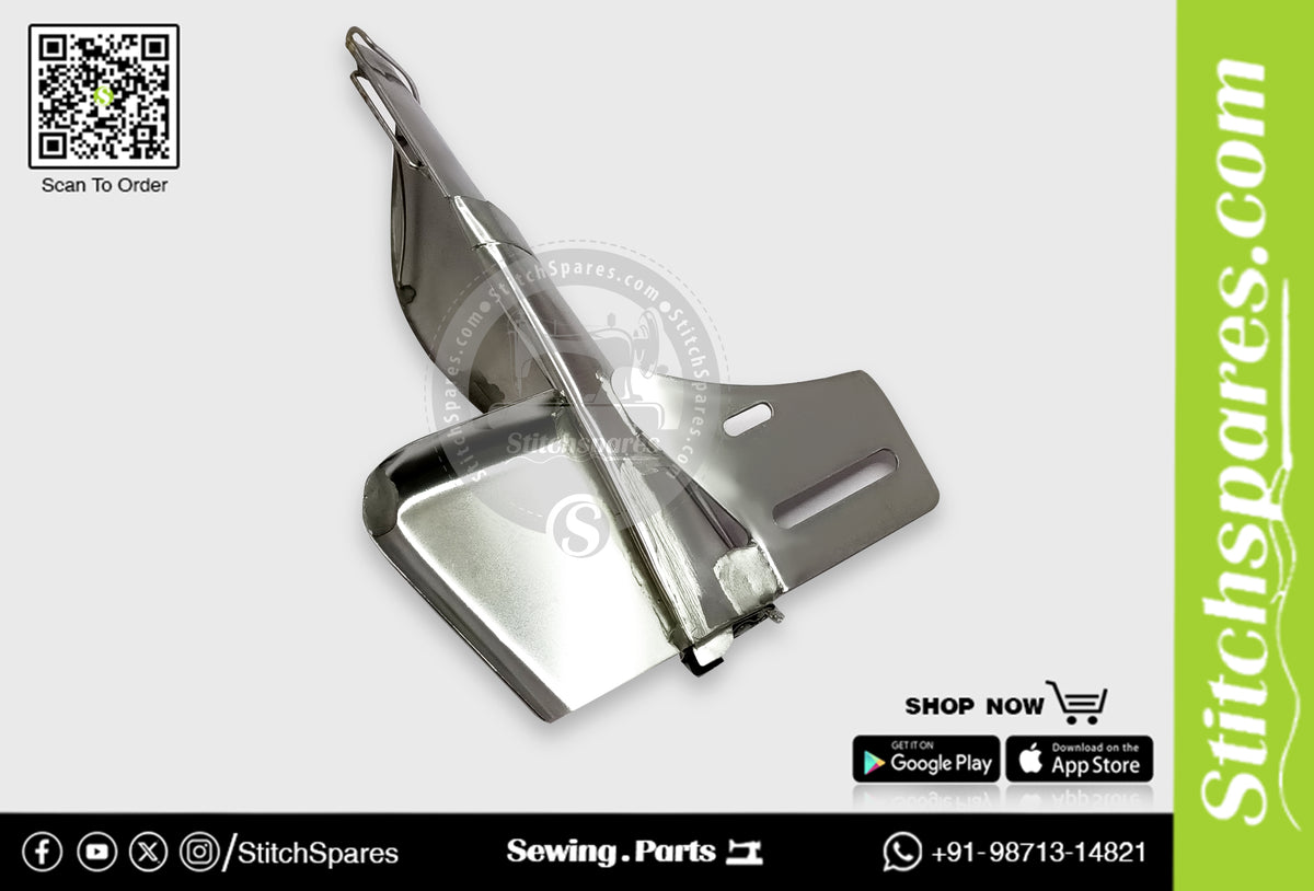 F302 INPUT 3-3/4 OUTPUT 1-1/2" M Waist Band Folder with Lining for Ind ...