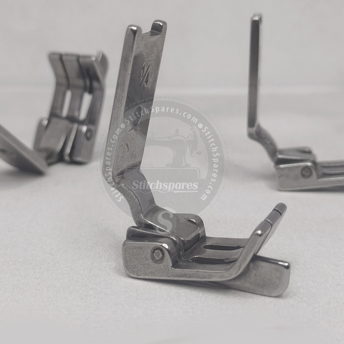 S570 1/4" Left Guide Presser Foot Double Needle Lock Stitch Sewing Mac ...