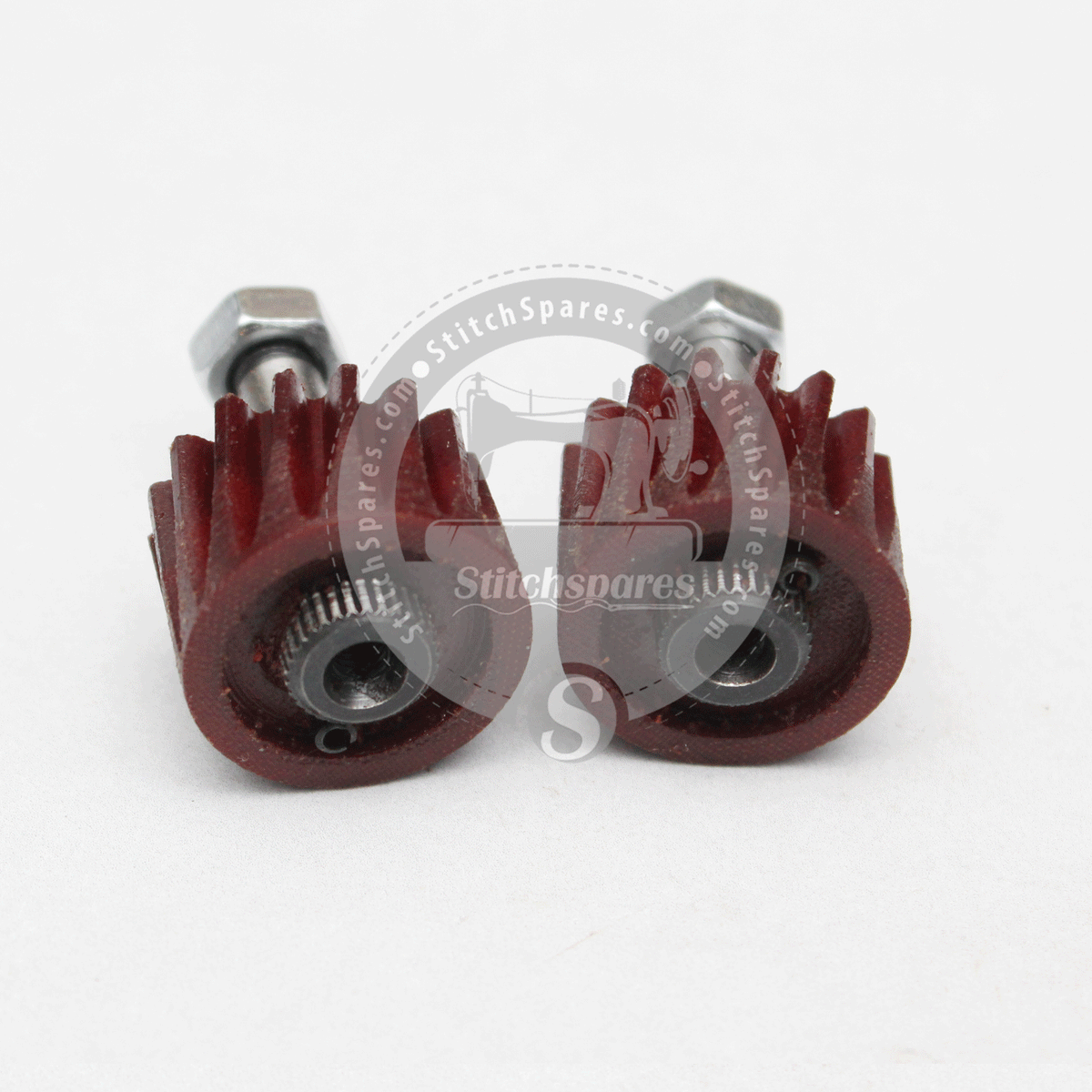 Rueda helicoidal (engranaje + pasador) para cortadora de tela YJ-65 ...