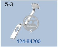 124-84200 LOOPER GUARD FRONT JUKI MO-3314 SEWING MACHINE SPARE PARTS ...