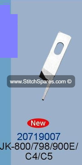 20719007 Knife (Blade) Jack JK-800 798 900E C4 C5 Sewing Machine ...