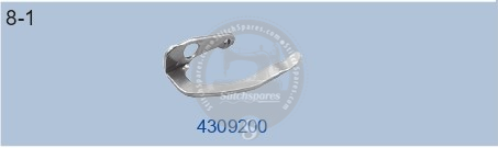 4309200 LOOPER GUARD REAR YAMATO FLAT BED VT-1500 SEWING MACHINE SPARE ...